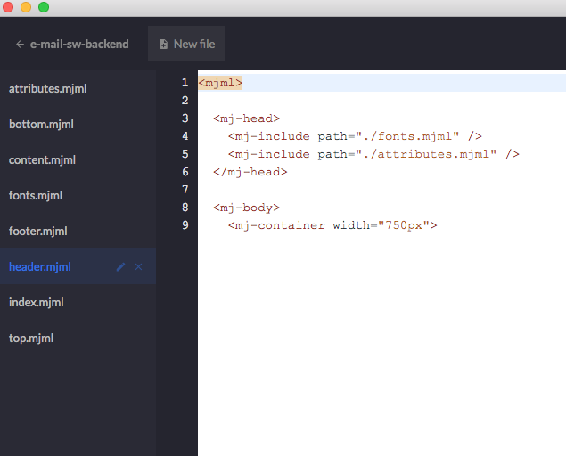 Including Multiple Files Does Not Work · Issue 201 · Mjmlio Mjml App · Github