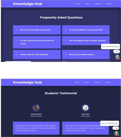 GitHub - gshaksham/Knowledge_Hub: Introducing Knowledge Hub: A user-friendly platform offering ...