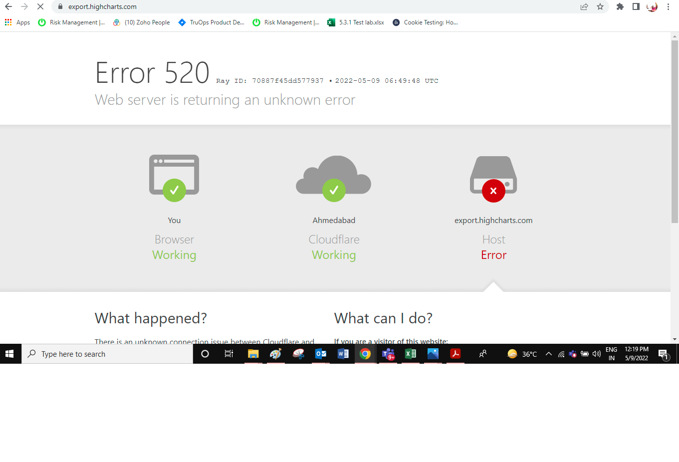 Web server is returning an unknown error - error code 520 · Issue #17783 · highcharts/highcharts ...