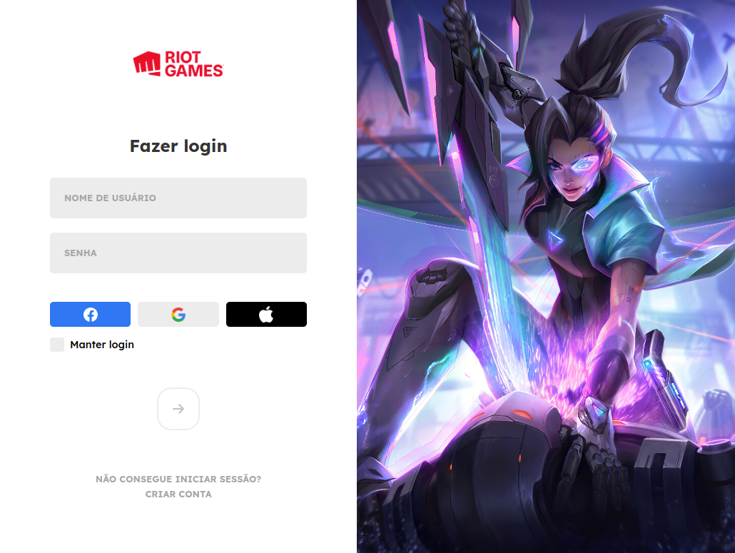 GitHub - Victor-Zarzar/Projeto-Login-LOL