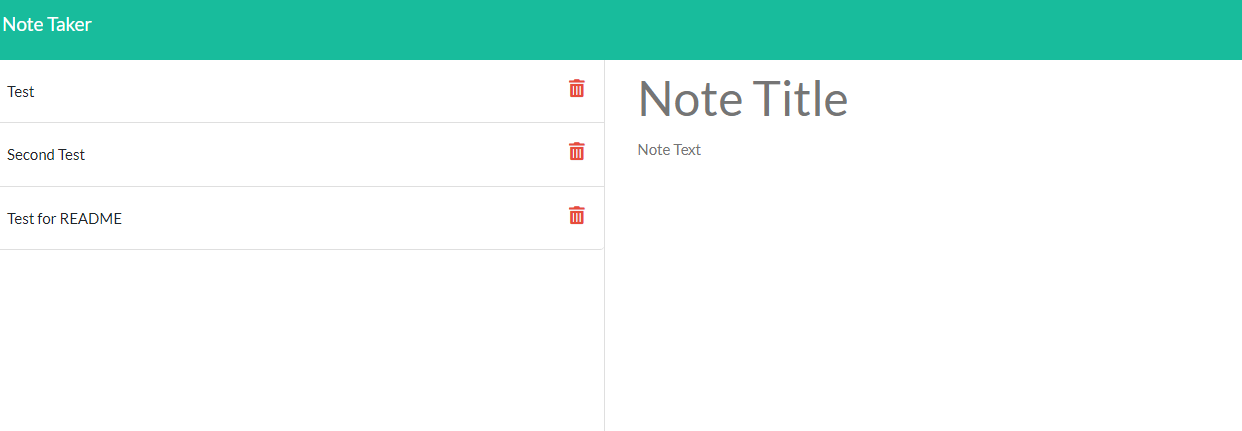 GitHub - JoshuaOrlandoR/Challenge-11-Note-Taker-Express: With provided starter code, this ...