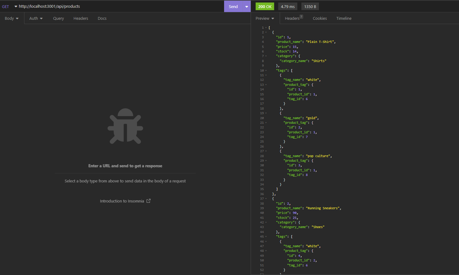 GitHub - JoshuaOrlandoR/Challenge-13-ECommerce-Backend: This challenge focuses on Object ...