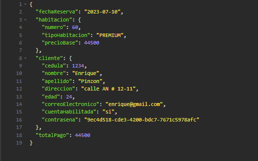 GitHub - EnriquePinzon/Reservas-WorkshopFinal