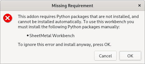 missing pip executable to allow installation of add-ons requiring ...