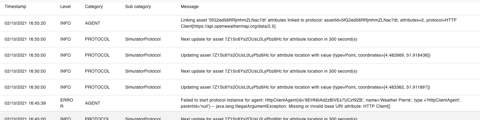 Agents: HTTP, goes into error on creation and does not recover · Issue #336 · openremote ...