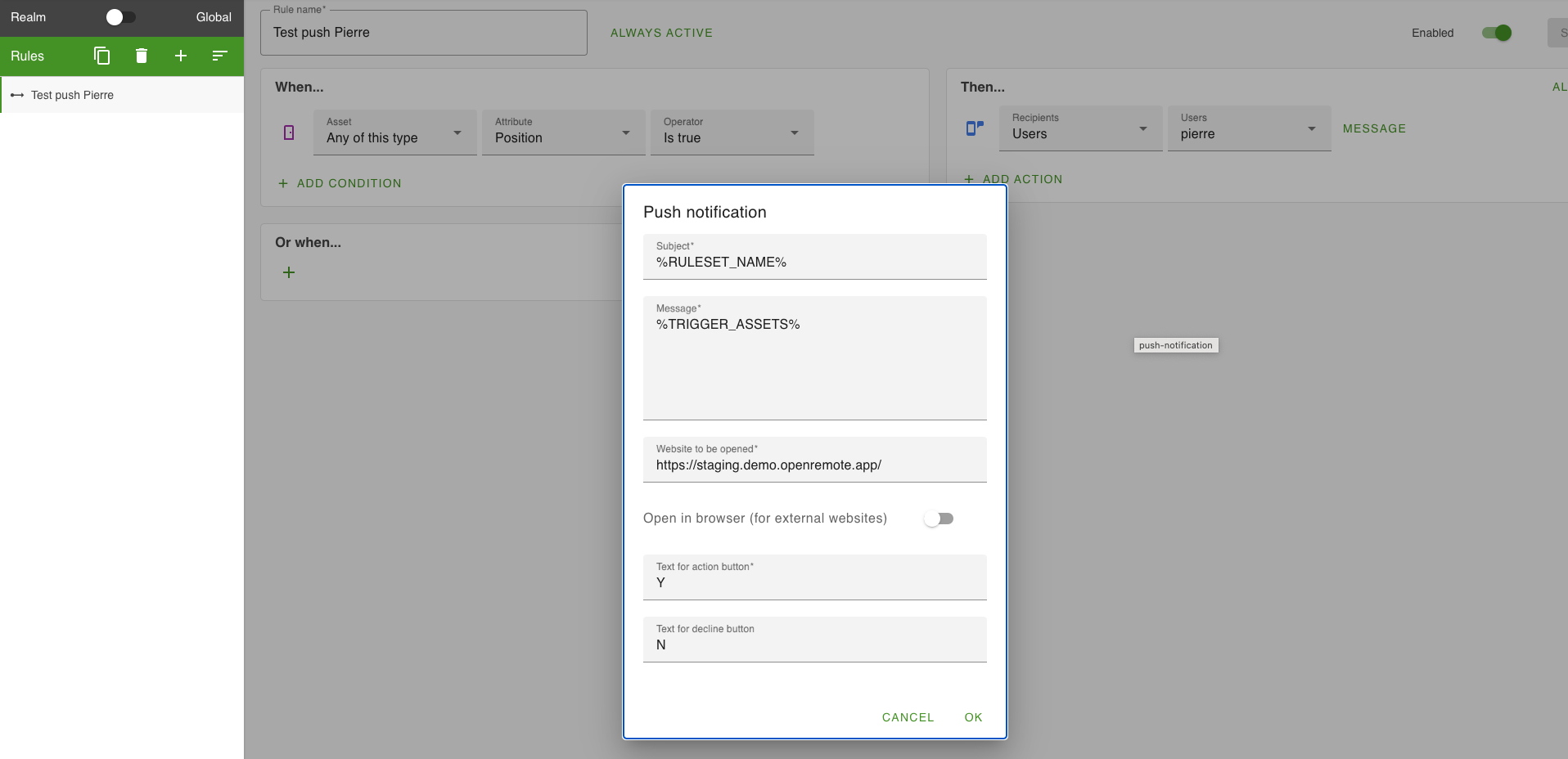 Console: iOS notifications · Issue #921 · openremote/openremote · GitHub