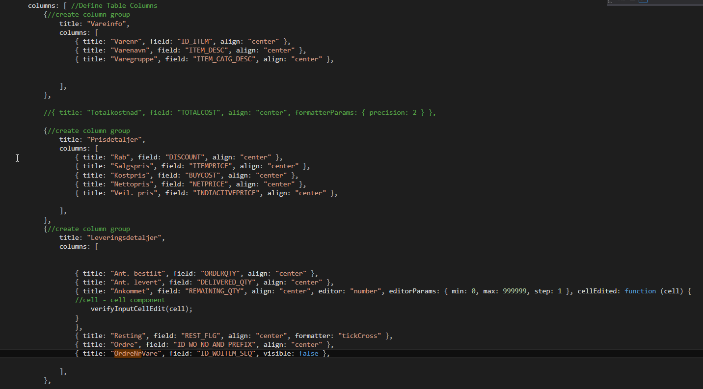 Bug in table when column is invisible · Issue #1299 · olifolkerd/tabulator · GitHub