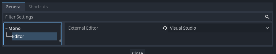 Cannot configure path to external code editor for C# files · Issue #66904 · godotengine/godot ...