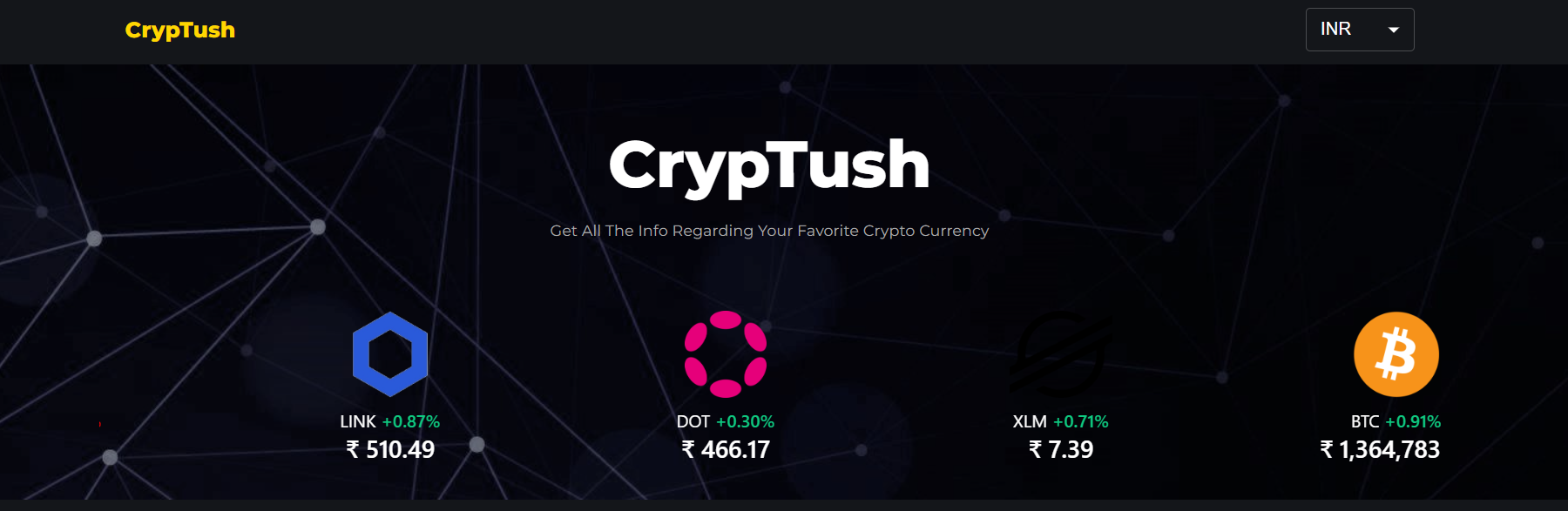 Github Tushar Topcryptush Cryptocurrency React Web Application