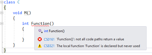 Quick info shows irrelevant warning instead of error · Issue #26022 ...
