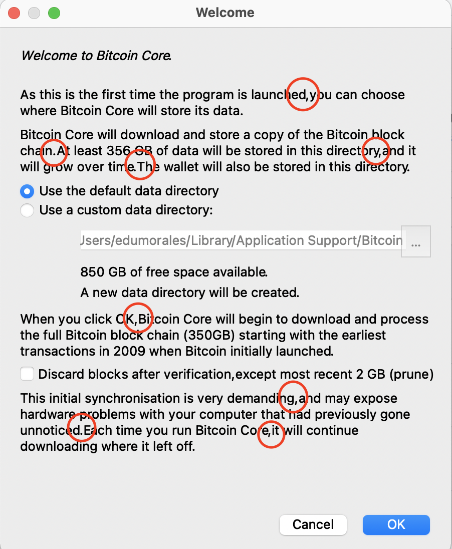 Issue with spaces with sentence containing commas and periods. · Issue ...