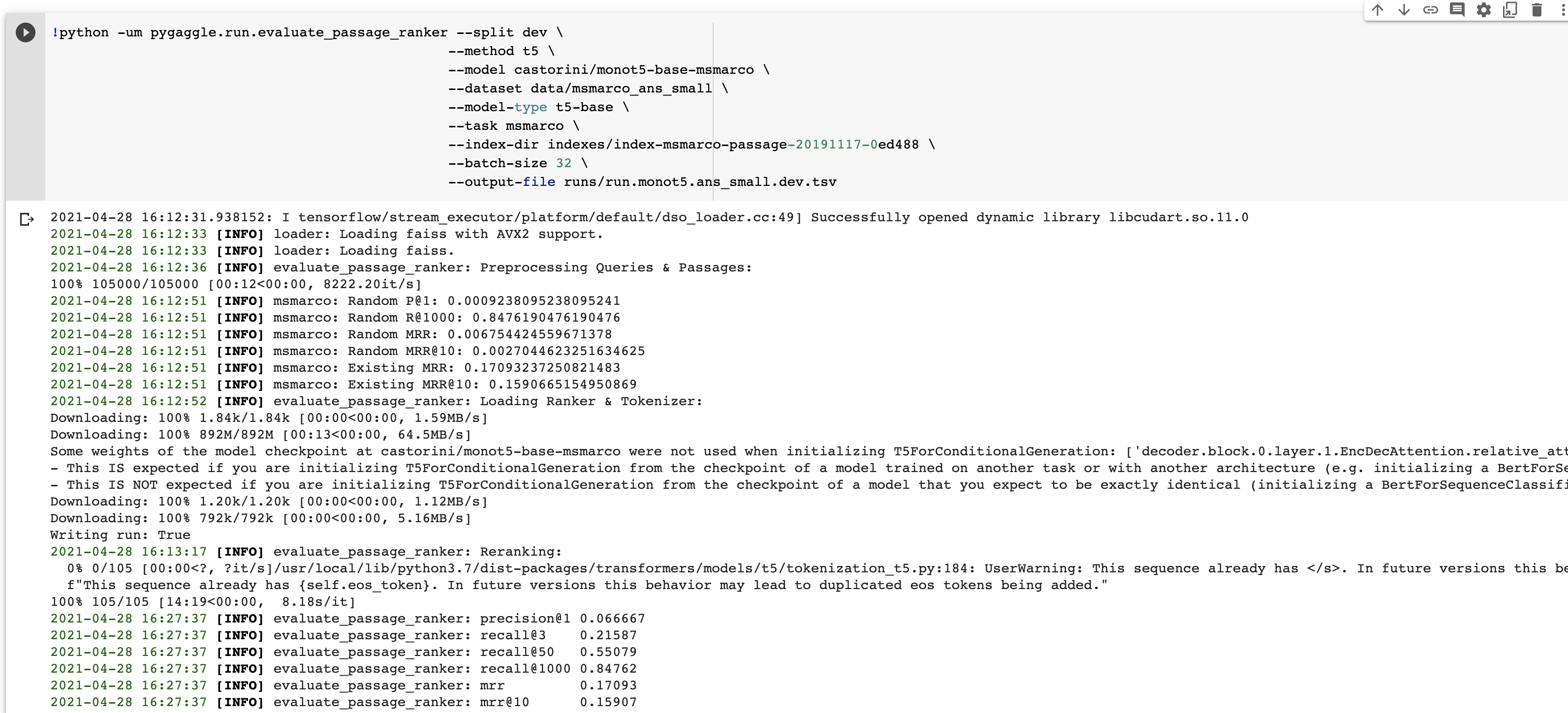 Replication doubts on MS-MARCO passage reranking subset · Issue #183 · castorini/pygaggle · GitHub