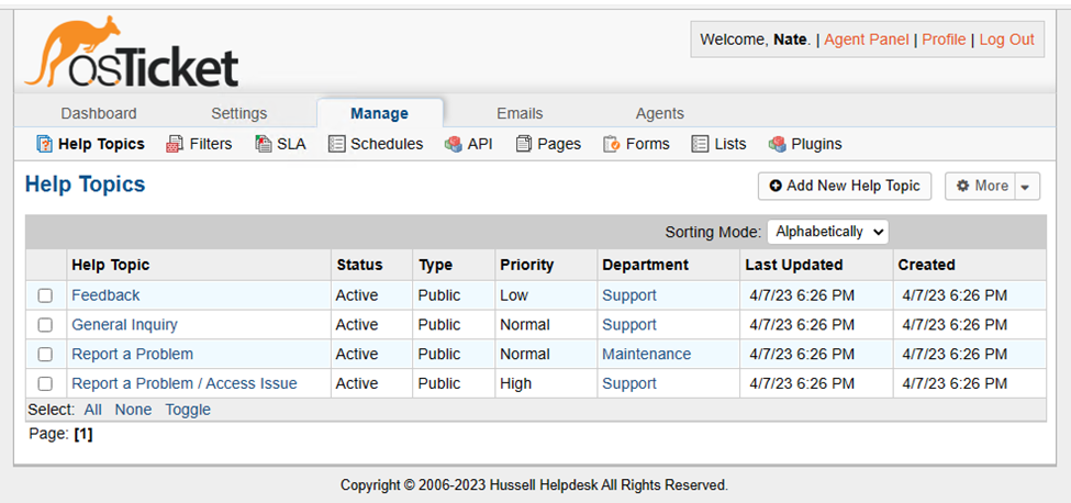 GitHub - husselltech/osTicket2-Config-Deployment