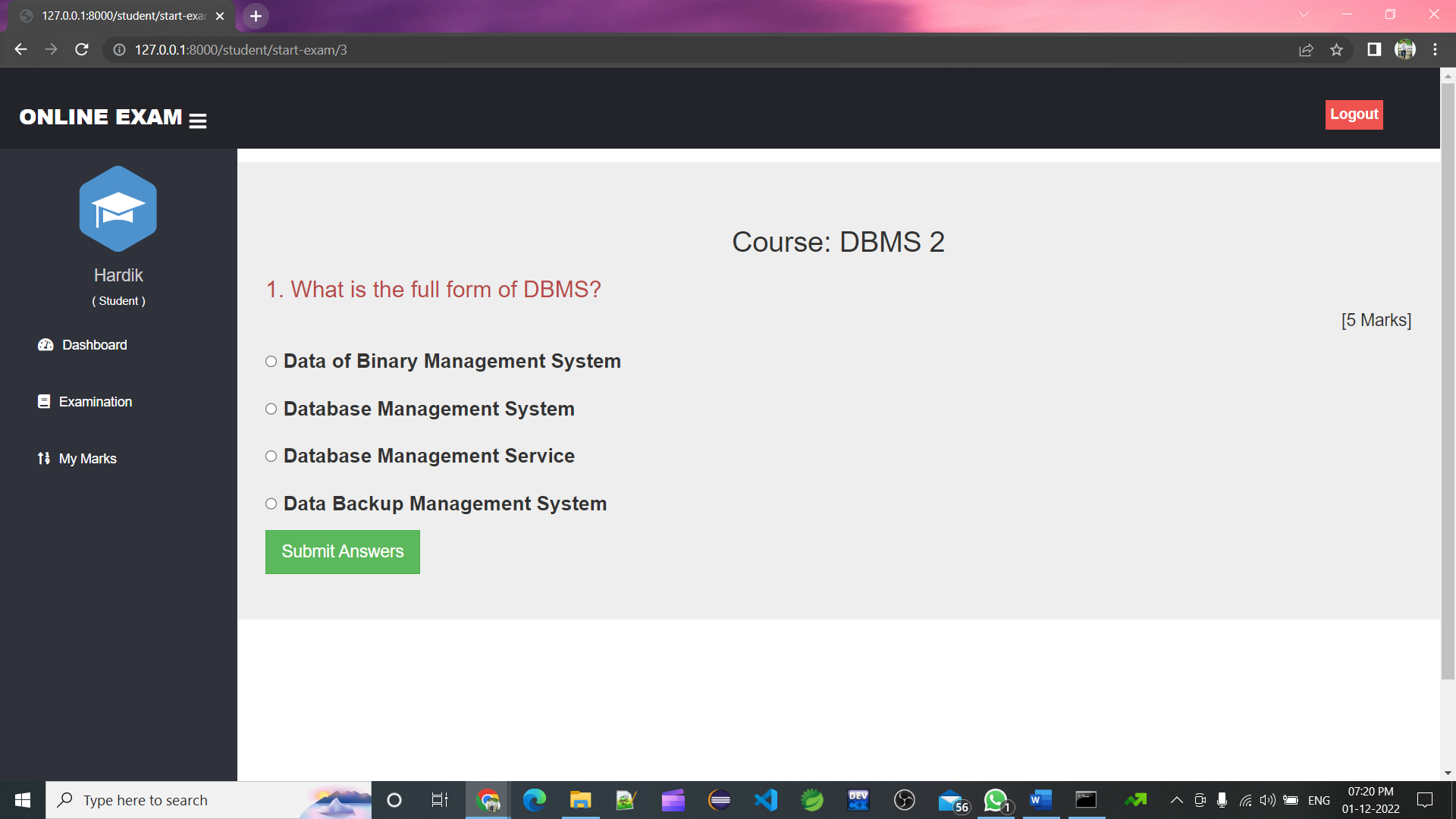 GitHub - HardikSP111/Examination-Portal