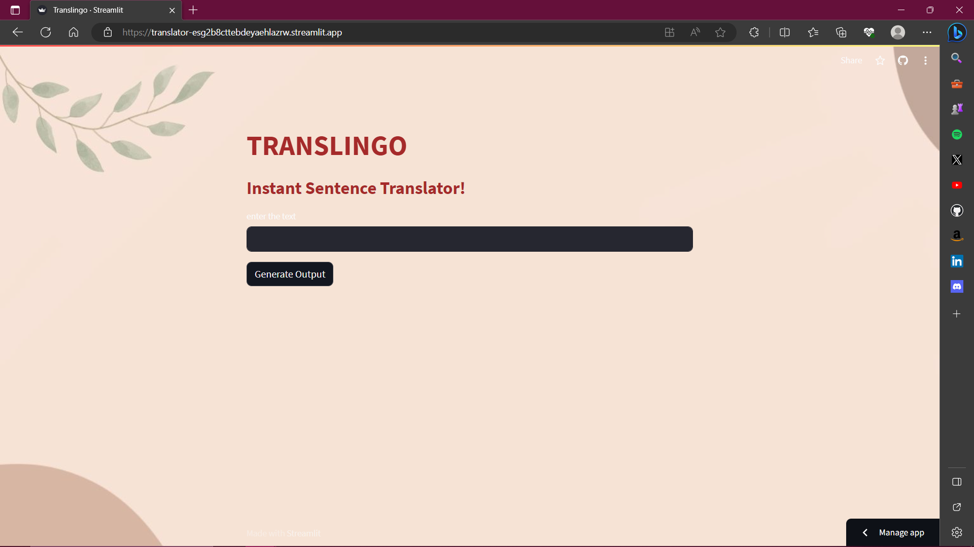 GitHub - AnviVerma27/Translator