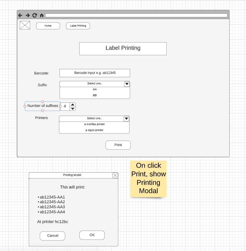 DPL-320 - As Long Read we need to be able to print multiple barcodes ...