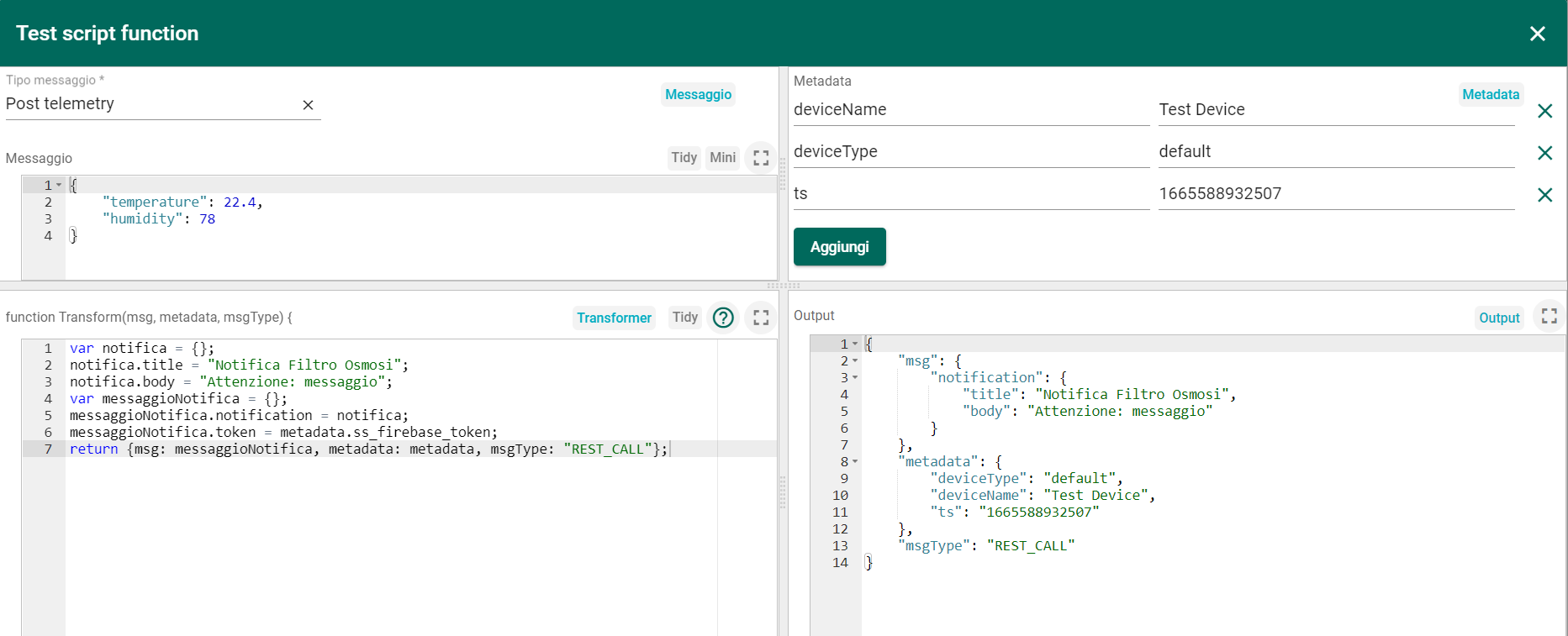 Bug Script Rule Node Not Compiled With Correct Javascript · Issue 7414 · Thingsboard