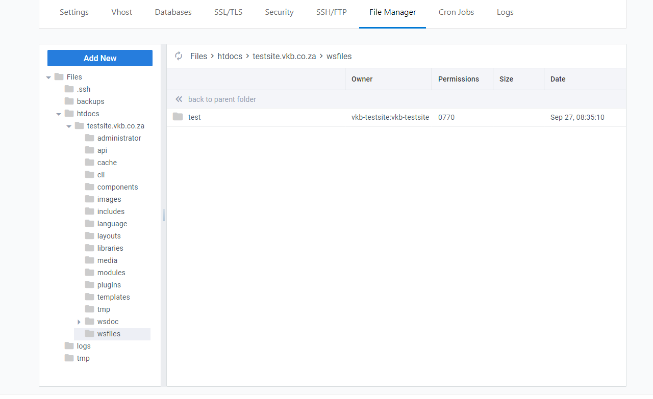 File Manager doesn't work when directory name contains "file" · Issue #159 · cloudpanel-io ...