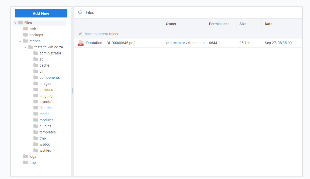 File Manager doesn't work when directory name contains "file" · Issue #159 · cloudpanel-io ...