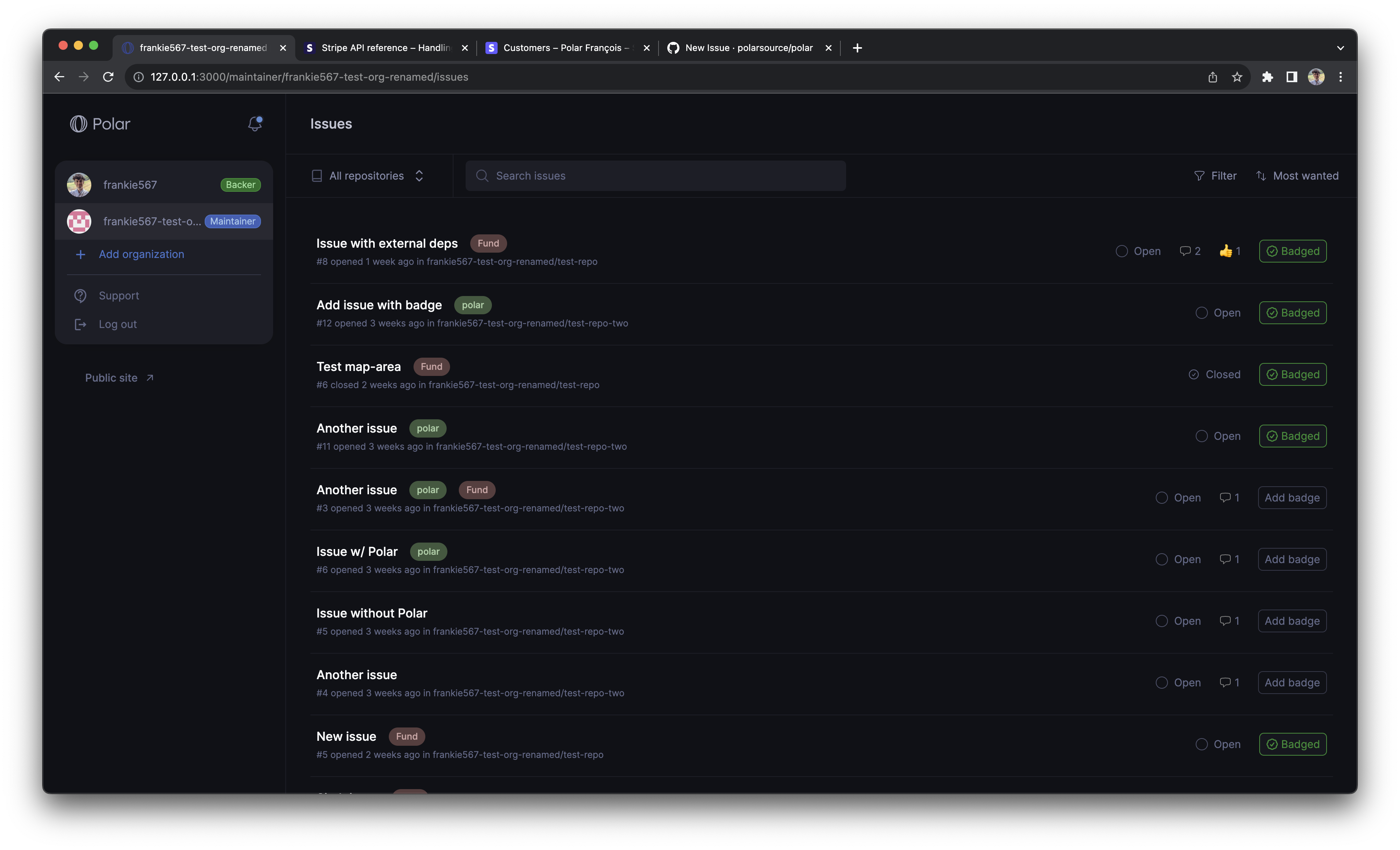 User settings are only accessible from the Backer profile · Issue #1430 ... User settings are only accessible from the Backer profile · Issue #1430 ...