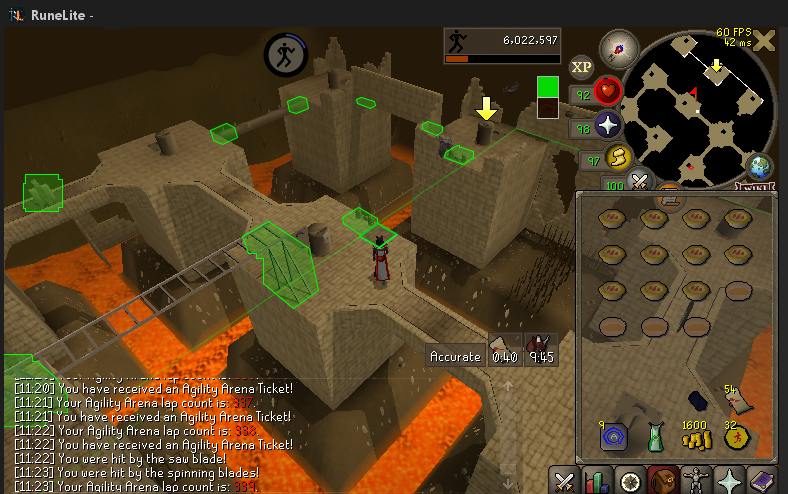 Brimhaven agility arena arrows, and timer, go missing · Issue #15733 · runelite/runelite · GitHub