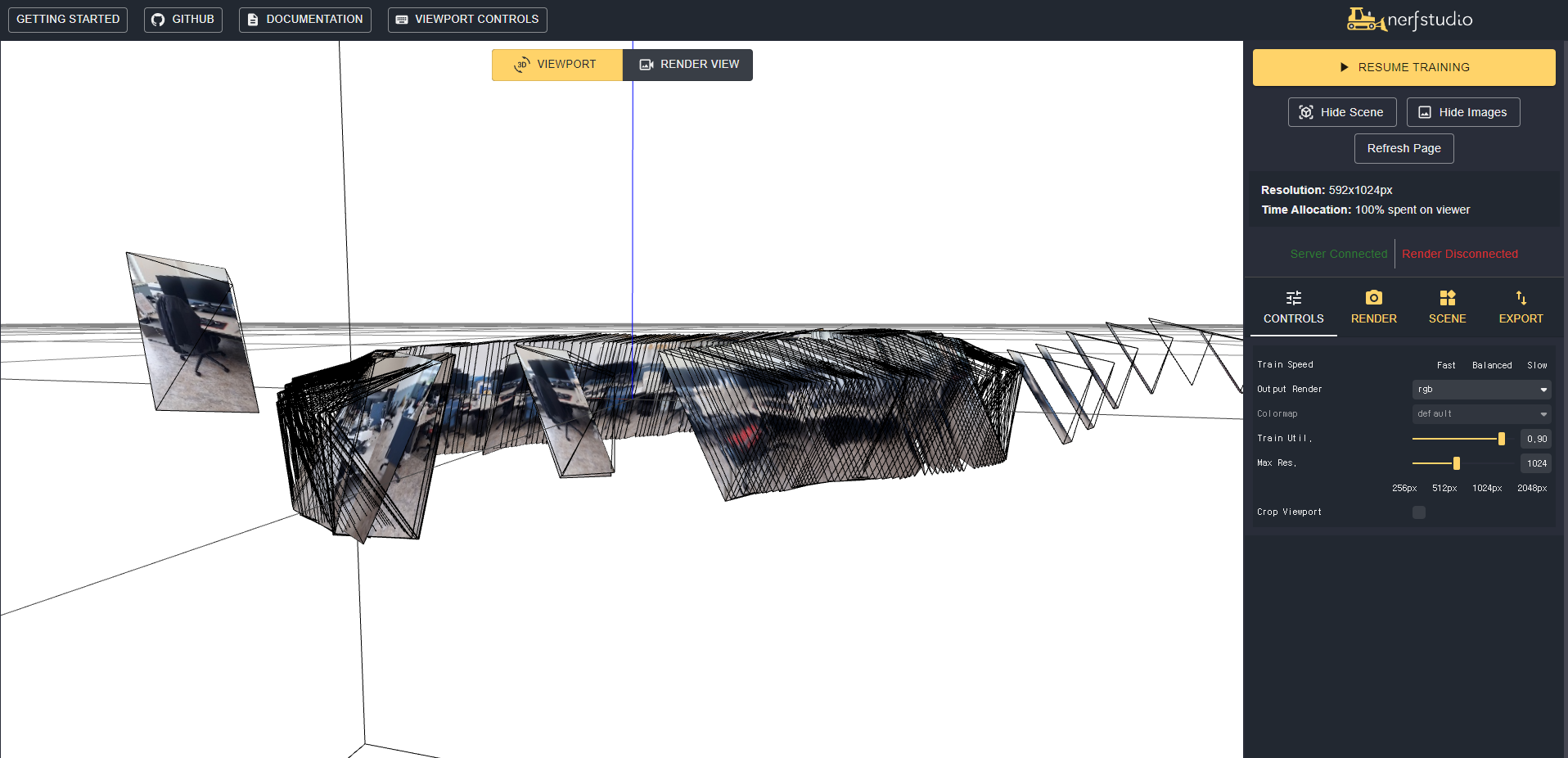 Scene is not rendering · Issue #765 · nerfstudio-project/nerfstudio · GitHub