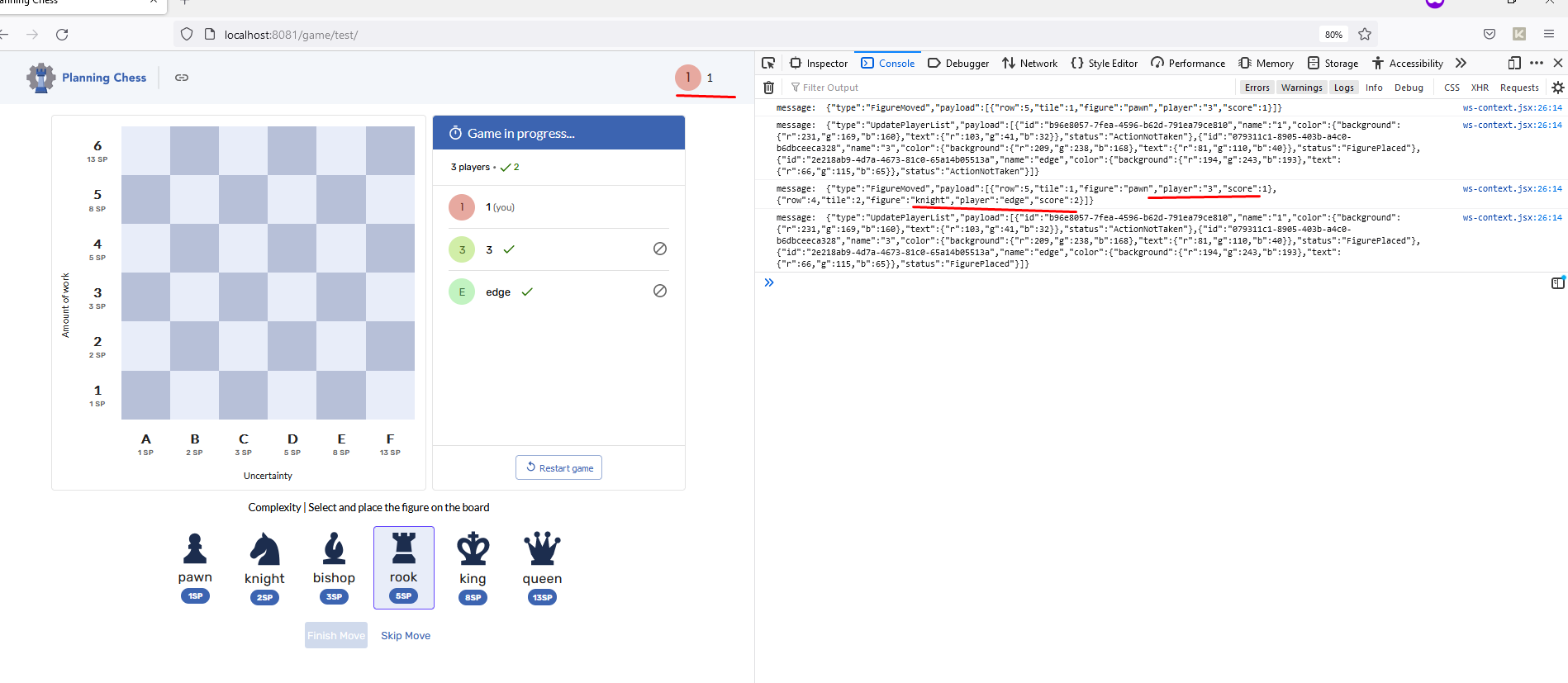 Bug: possible to see how other players voted · Issue #136 · ZenitechSoftware/planning-chess · GitHub