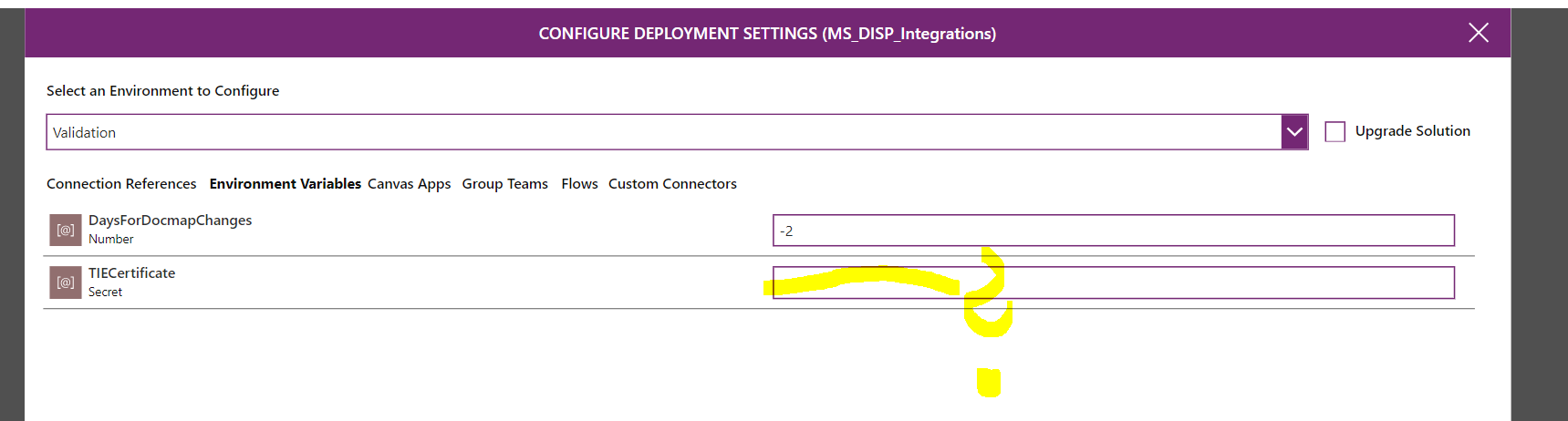 Alm Accelerator Question Environment Variables Secret · Issue 4400 · Microsoftcoe Starter 