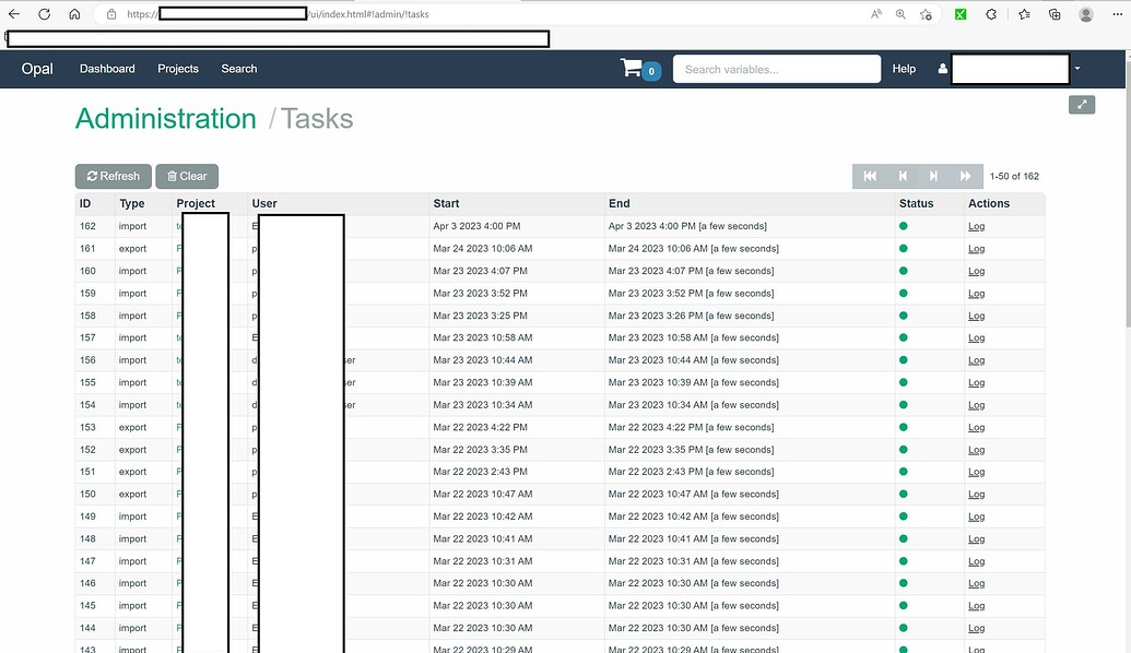 An Unprivileged User Has Access To Other Projects Names Table Names And Other Users Tasks