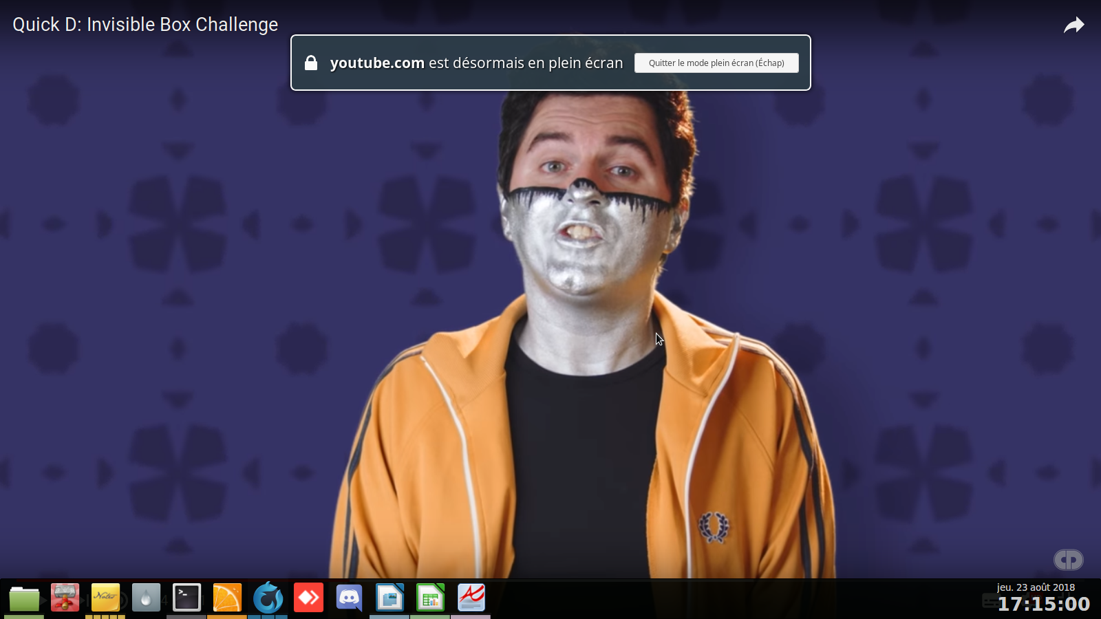 Dock on top of fullscreen windows in Linux Mint 19 Cinnamon · Issue ...