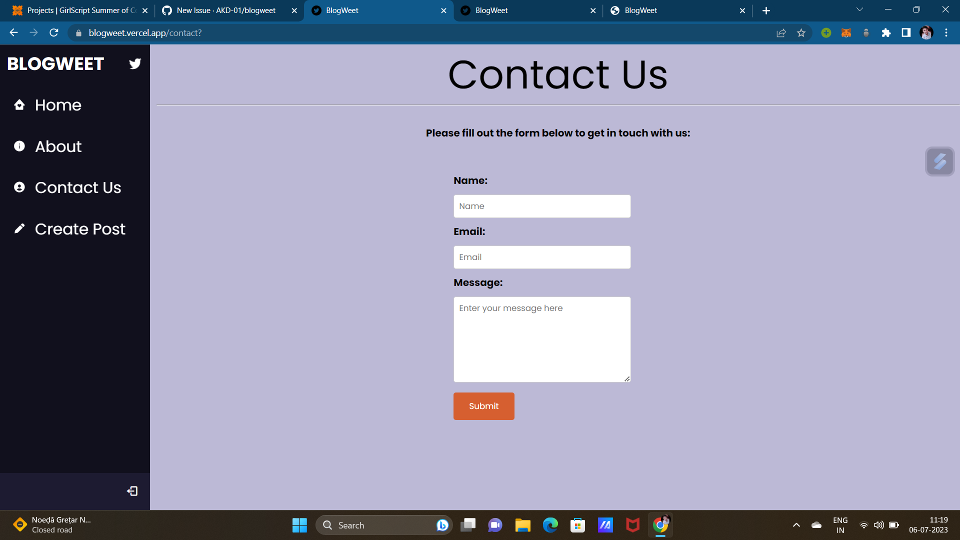 💡 [REQUEST] - · Issue #538 · AKD-01/blogweet · GitHub