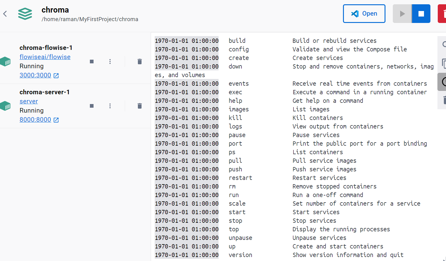 Unable to run Flowise and Chroma on Docker[BUG] · Issue #810 · FlowiseAI/Flowise · GitHub