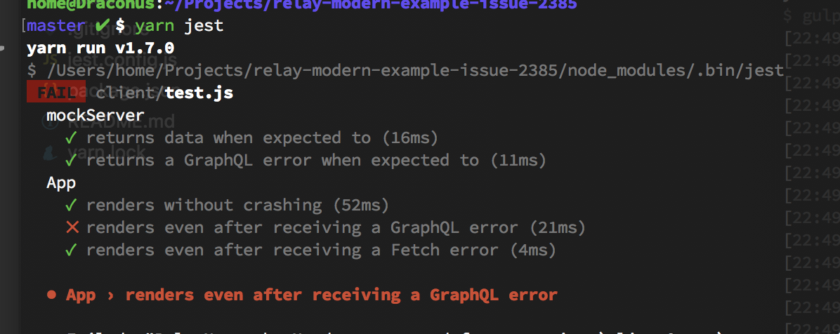 🚨 Modern Queryrenderer Fetch Operation Throws Uncaught Error · Issue 2385 · Facebookrelay