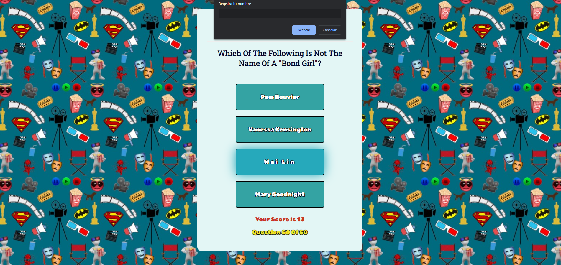 GitHub - sofiaffernandez/Movie-Quiz