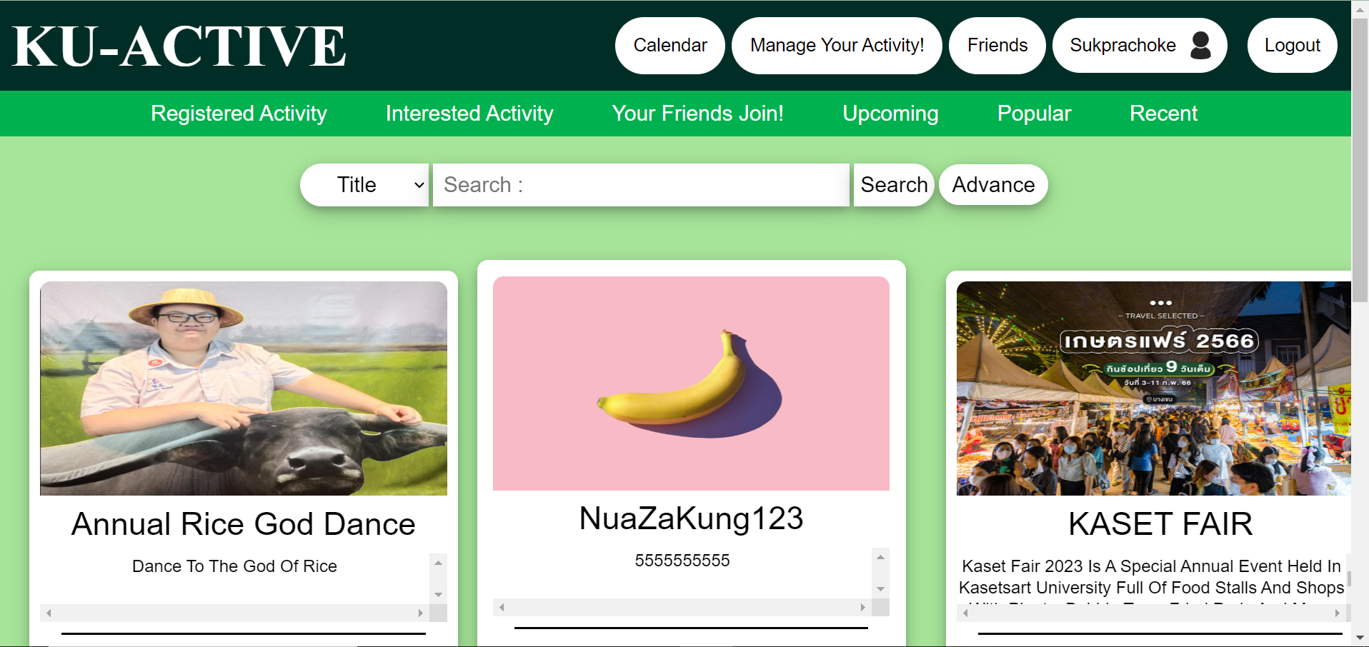 Event's description in menu doesn't match user input. It seems to have .Title() for every words ...