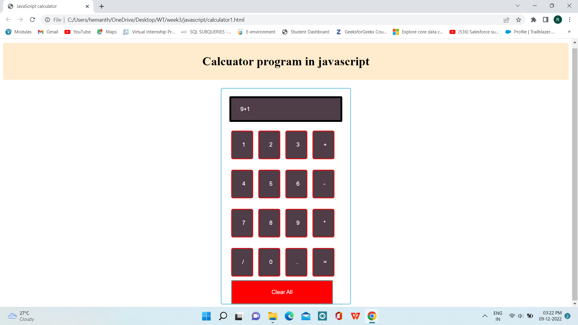 GitHub - janu3013/calculator: Creating a calculator using html,css,javascript