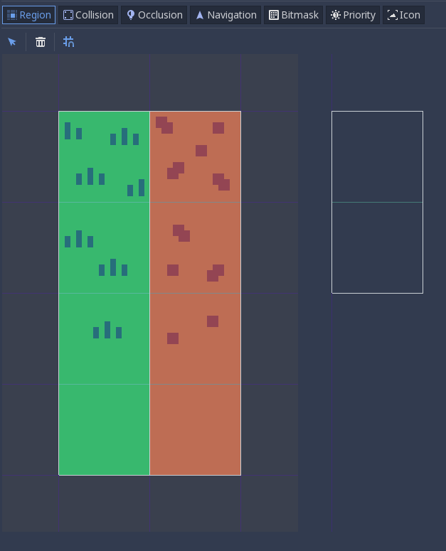 New Tileset editor, can't select a tile that's too far outside of a texture. · Issue #22485 ...