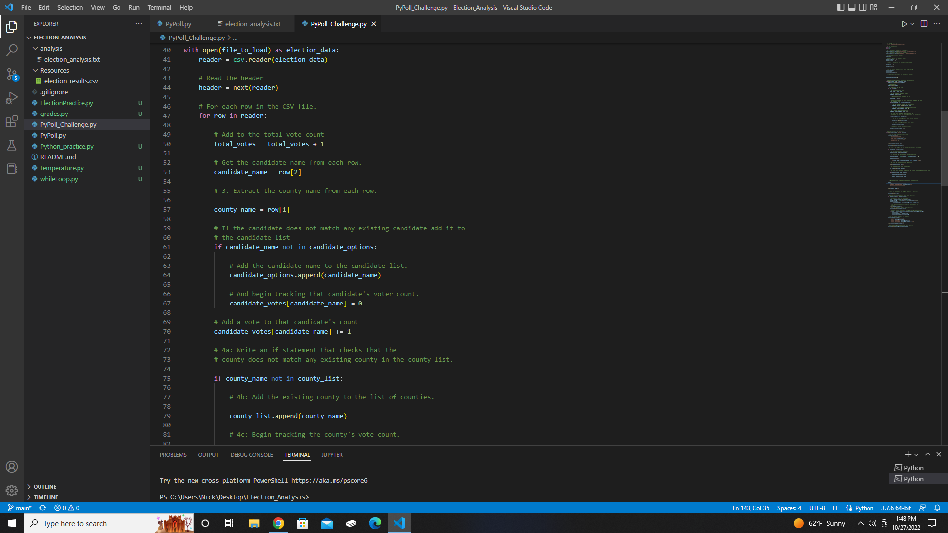 GitHub - Nicholas-DeMarco/Election_Analysis