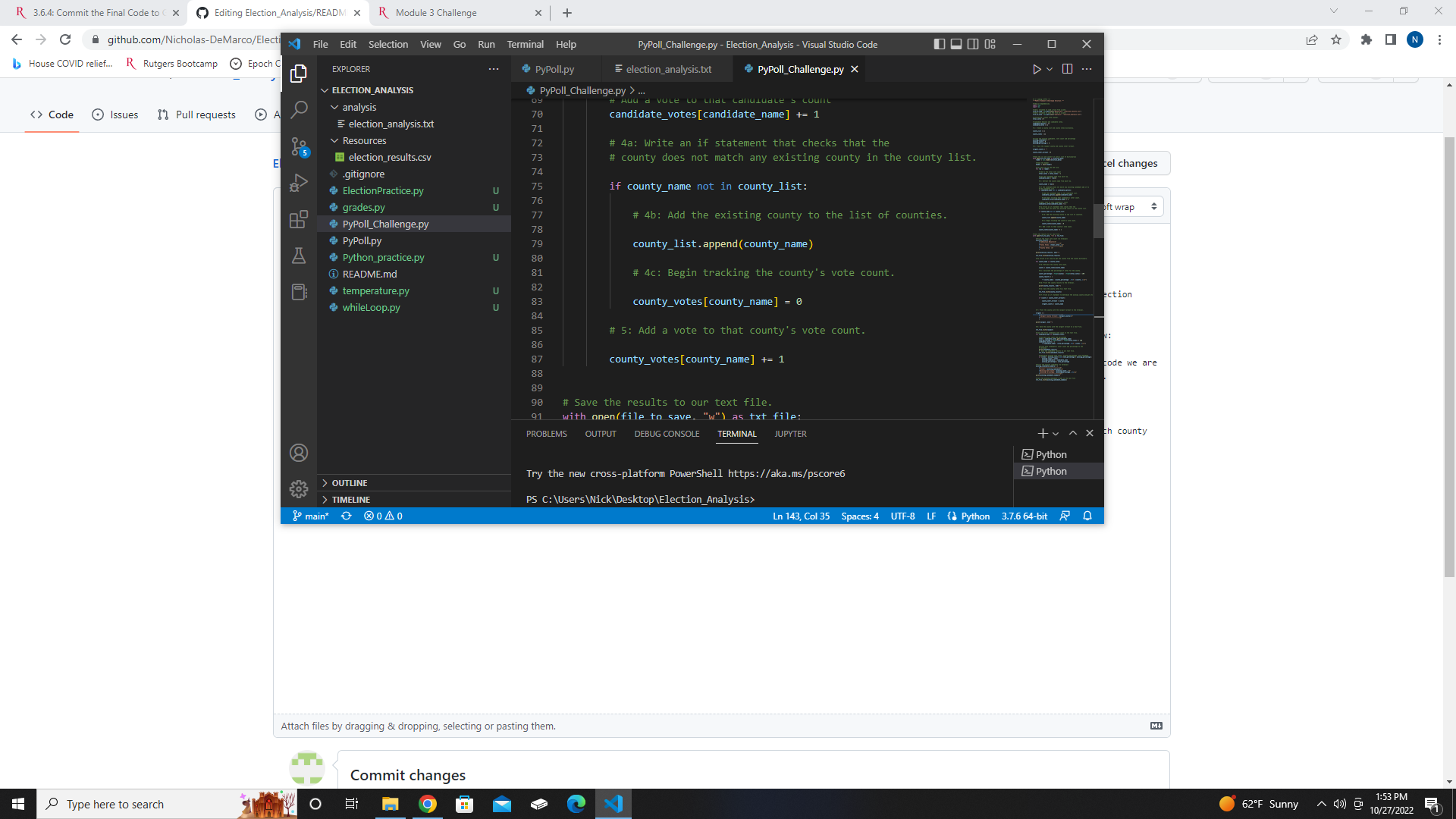 GitHub - Nicholas-DeMarco/Election_Analysis