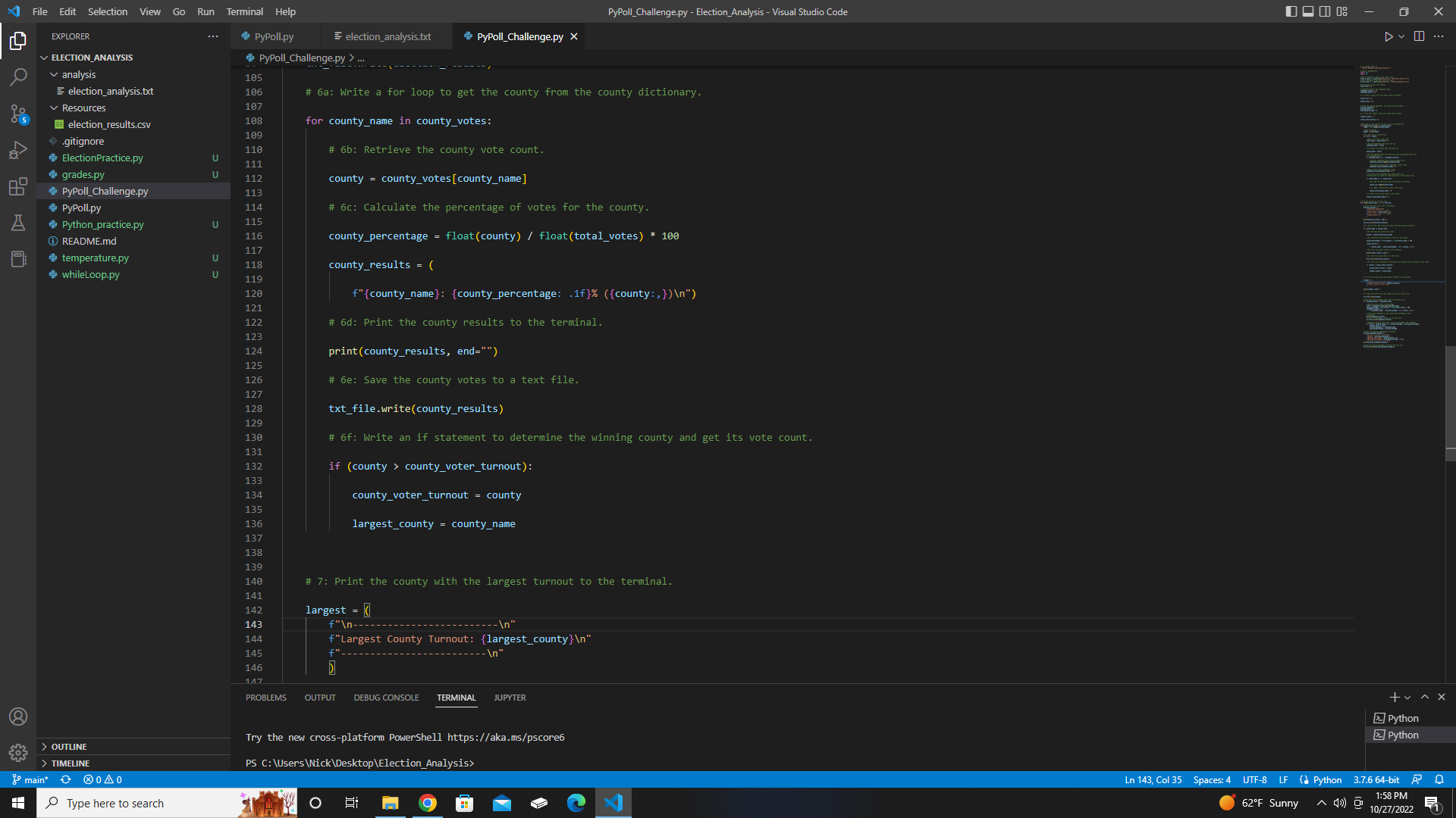 GitHub - Nicholas-DeMarco/Election_Analysis