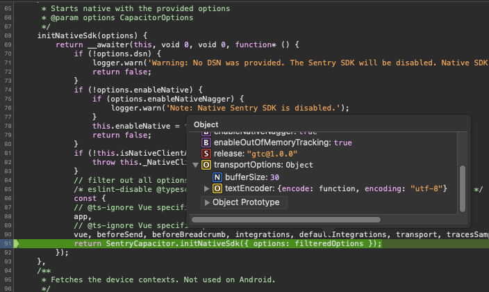 "Called fetchSdkInfo without initializing cocoa SDK." error on iOS, in React app · Issue #338 ...