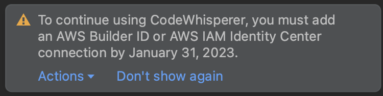 Feat Codewhisperer Accountless Reminder Ux Add Donotshowagain Option And Autmoatic Display In