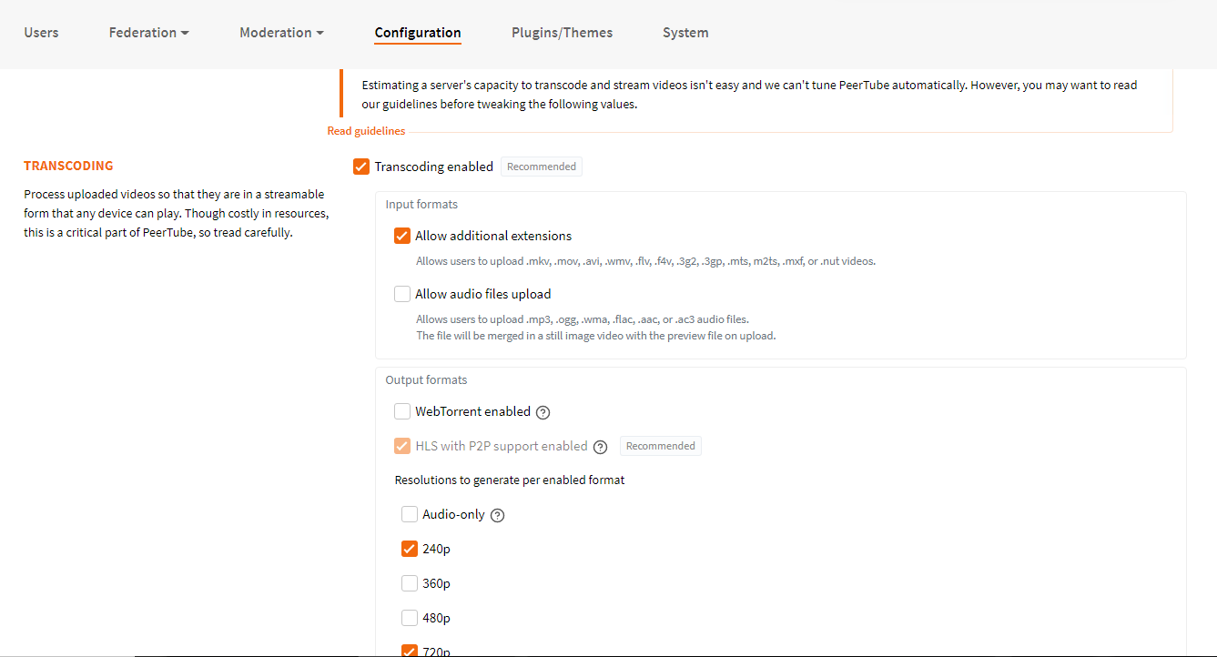 File transcoding problem · Issue #3655 · Chocobozzz/PeerTube · GitHub