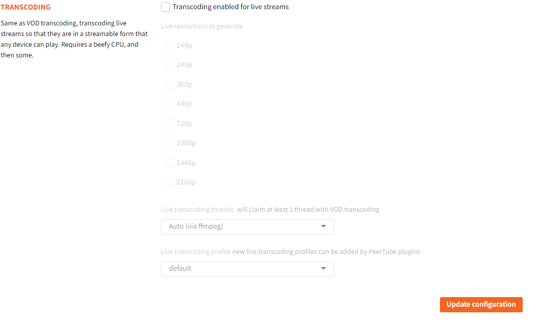 Constant problem with live videos · Issue #5035 · Chocobozzz/PeerTube · GitHub