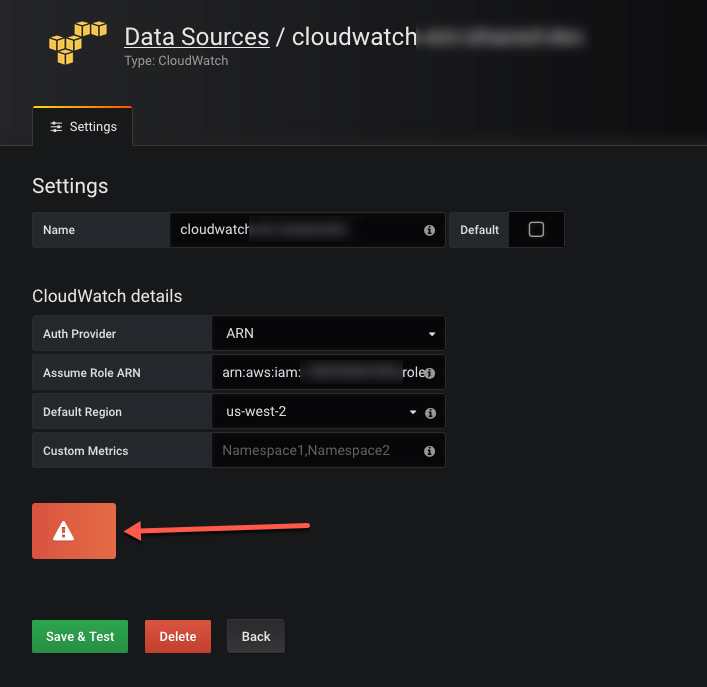 Not able to add a data source for cloudwatch using ARN · Issue #15104 · grafana/grafana · GitHub