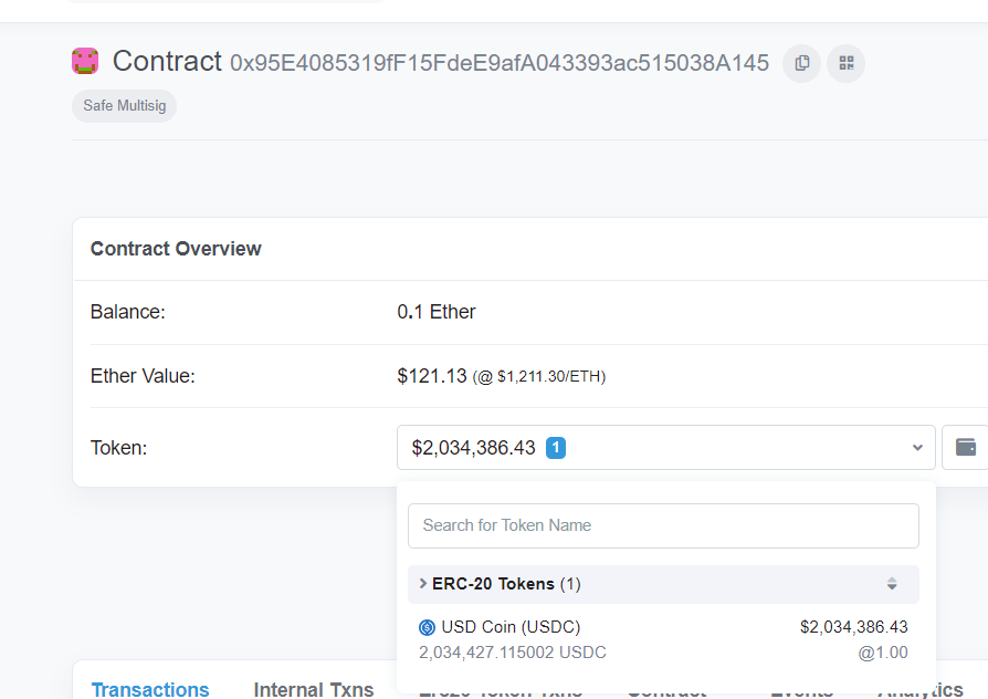 USDC balance not visible in Assets both in old and new UI · Issue #103 · 5afe/safe-support · GitHub