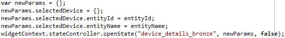 Access to ${entityName} in dashboard state name when open dashboard state with "stateController ...