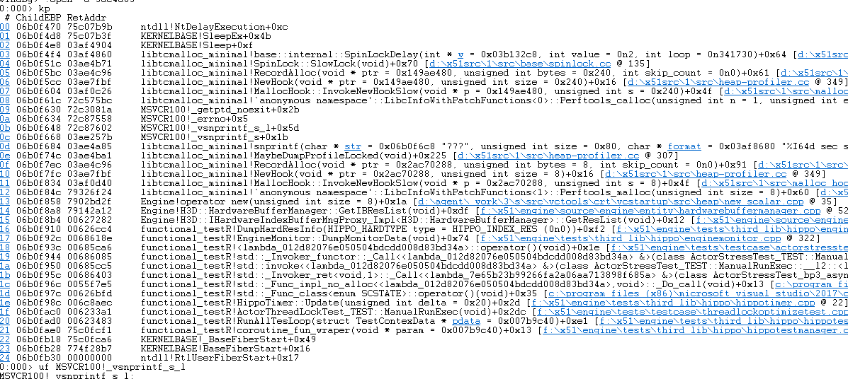 Windows Snprint Recurses Back To Malloc Was Tcmalloc Spinlock Reentrant Cause Program Freeze