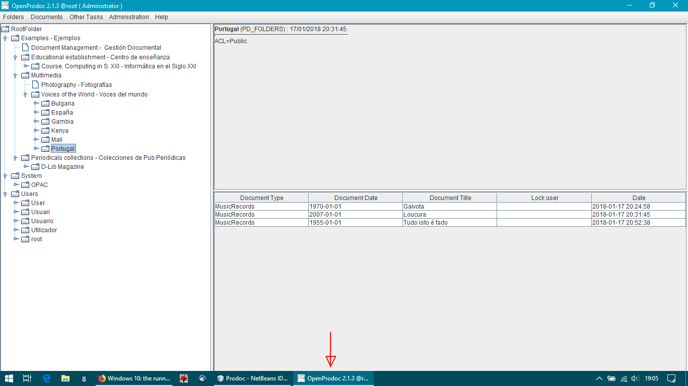 Windows 10: the running program doesn't appear at taskbar · Issue #6 · JHierrot/openprodoc · GitHub