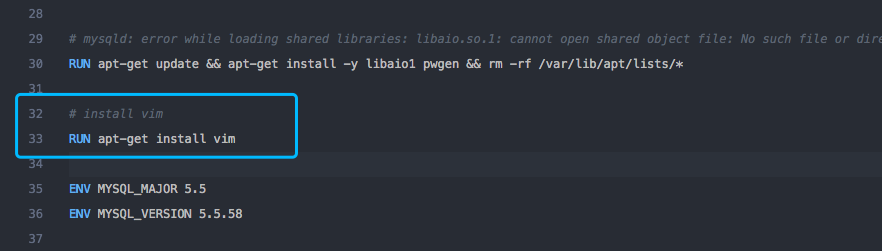 MySql 5.5 无法安装 vim · Issue #355 · docker-library/mysql · GitHub